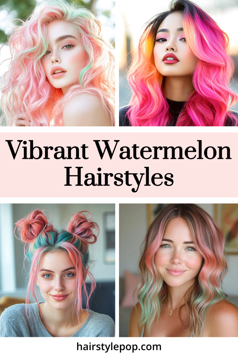 30 Juiciest Watermelon Hair Colors for a Show-Stopping Summer Look 🍉💖