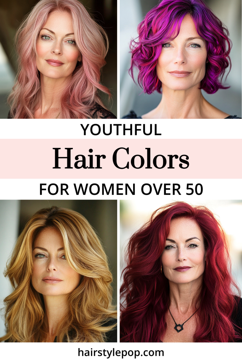25 Flattering Hair Colors for Women Over 50